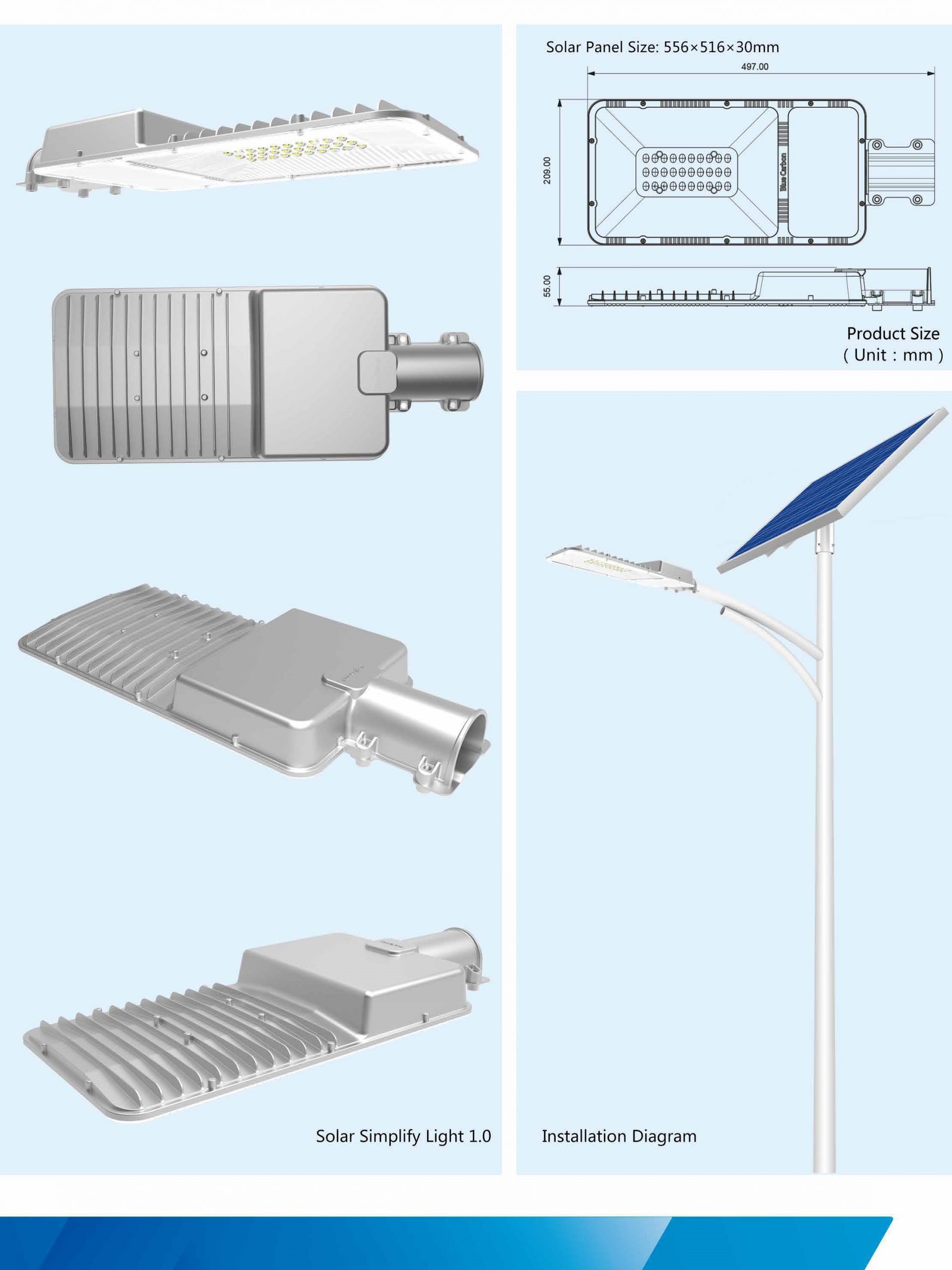 √ Jual Lampu PJU 2 in 1 20 Watt Simplify Light | SINAR DAYA ENERGY
